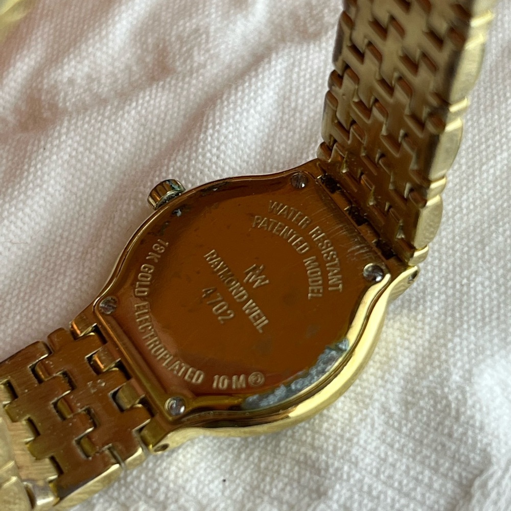 Raymond Weil Geneva Vintage Gold Plated And Diamond 2… - Gem